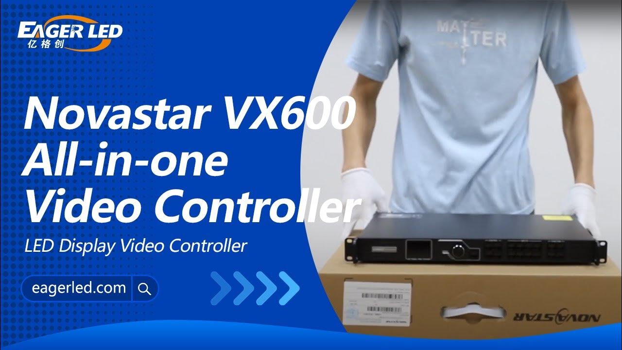 Novastar VX600 HD LED Display Video Controller Box - YouTube