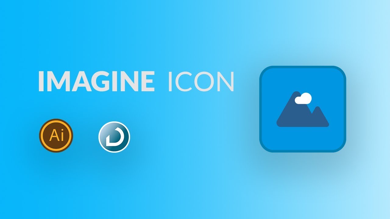 Imagine Icon Design - Adobe Illustrator CC 2019 - YouTube