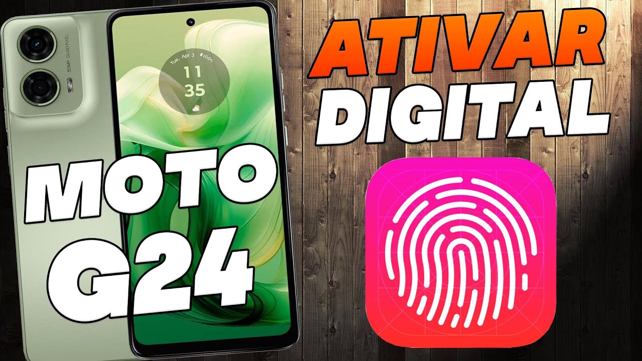 Como Ativar a Impressão Digital do Motorola Moto G24 - YouTube