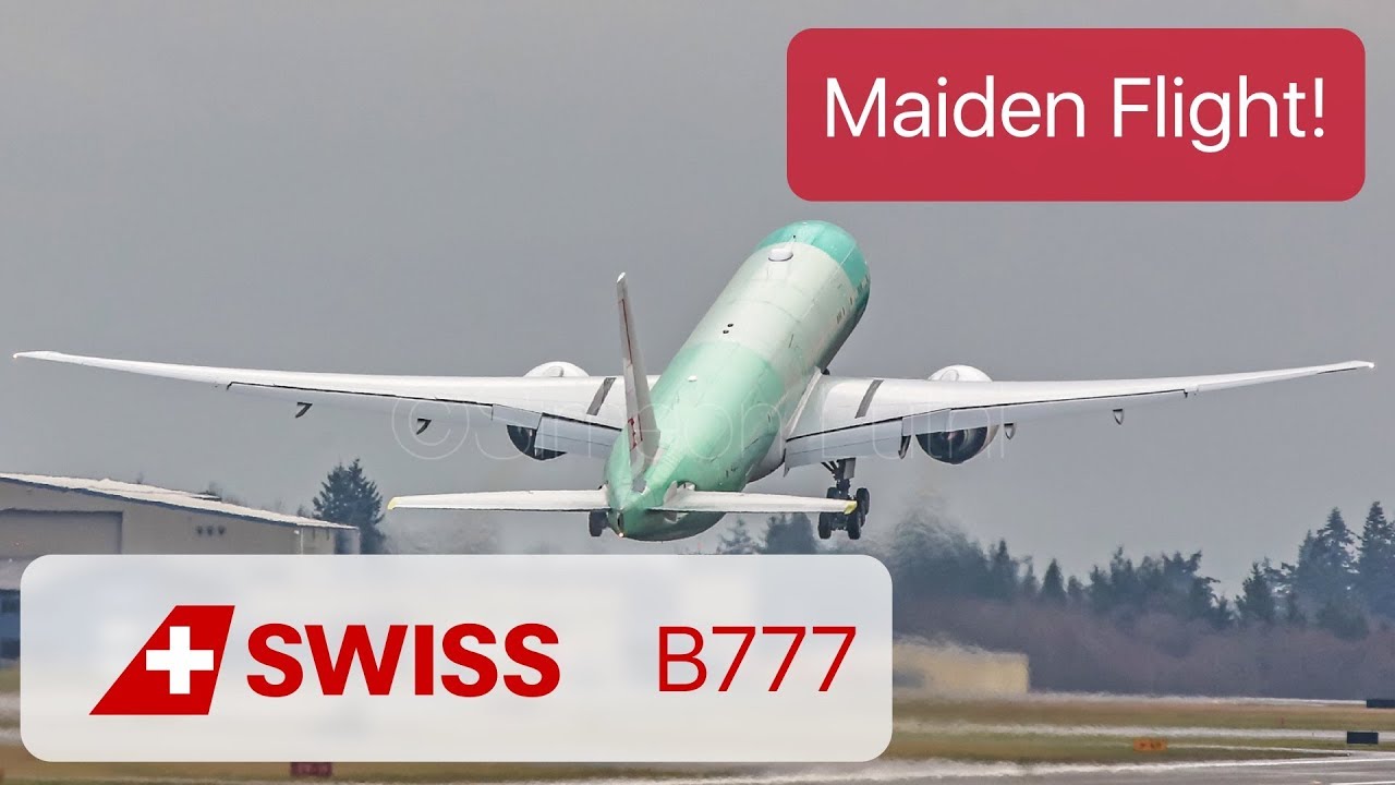 FIRST SWISS 777 Flight Dec 15th 2015 - YouTube