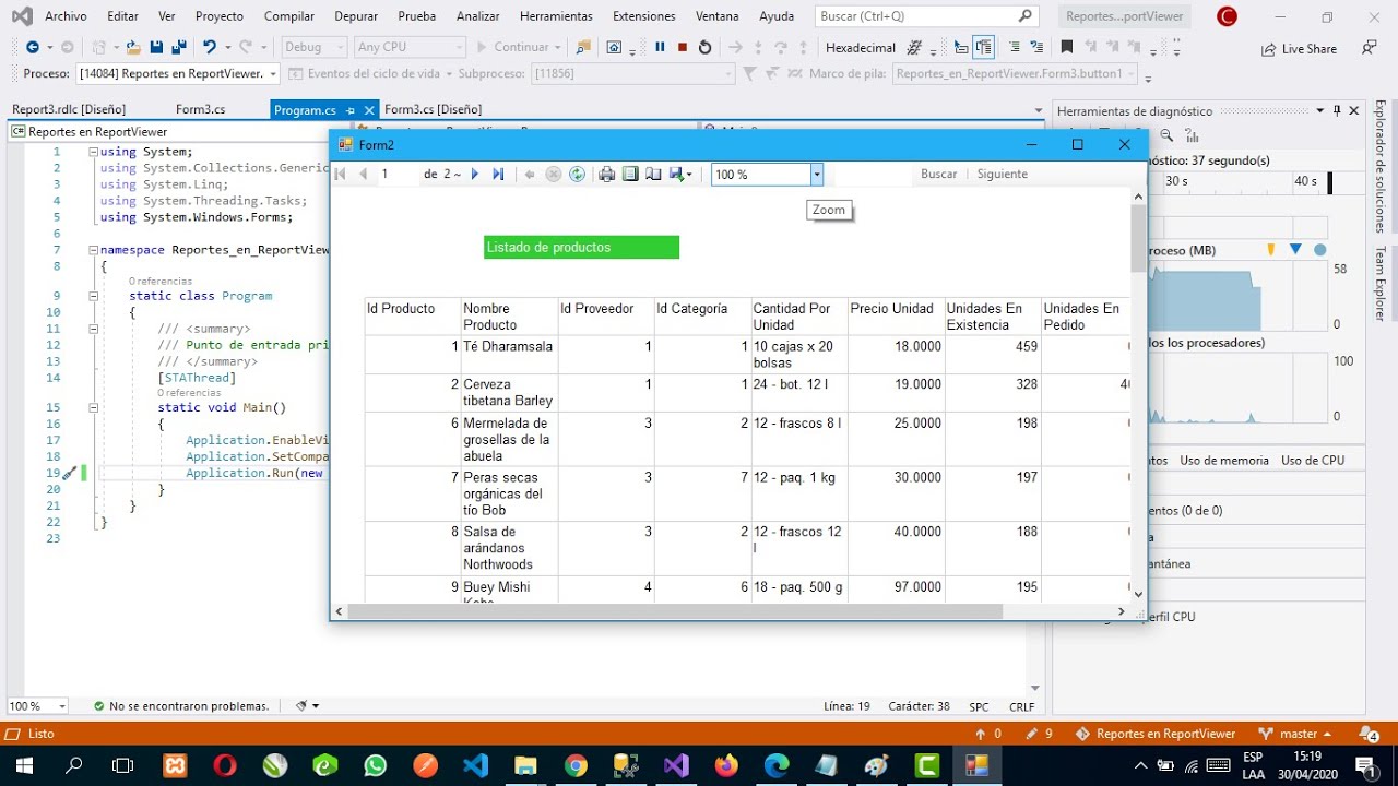 Como hacer reportes con report viewer en c# 2020 - YouTube