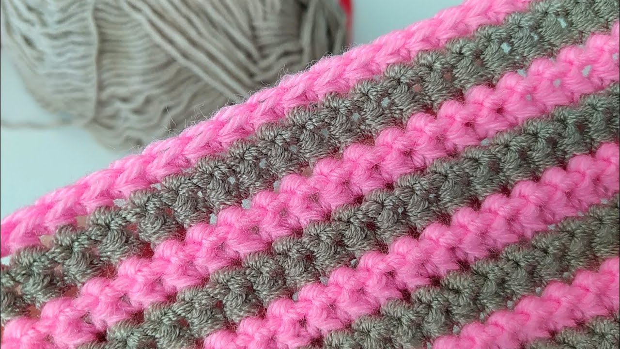 I fell in love with this stitch. A simple and elegant crochet pattern ...