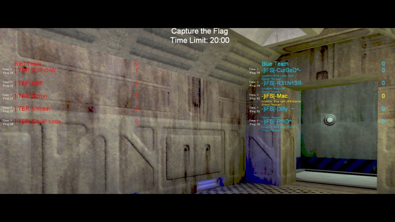 Unreal Tournament | CLANBASE ladder 5on5 iCTF zp iFS vs TBR 2008.10.22 ...