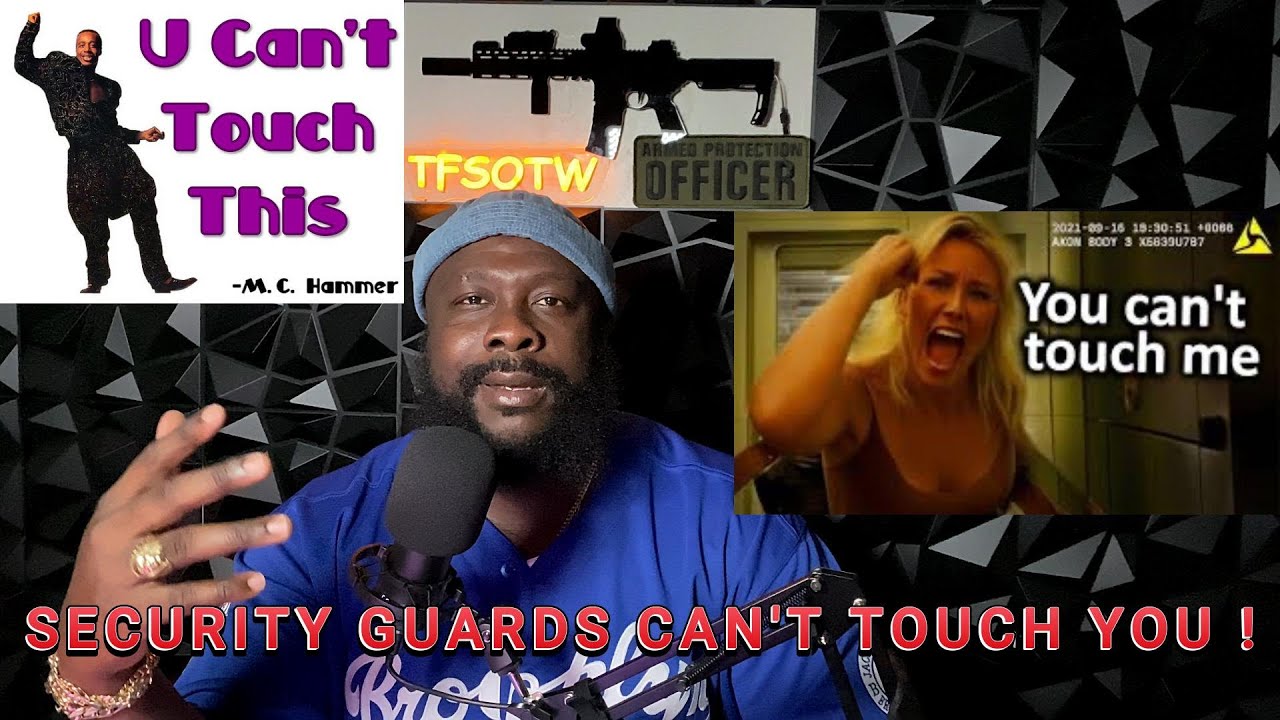 CAN SECURITY GUARDS TOUCH YOU ?!?!? - YouTube