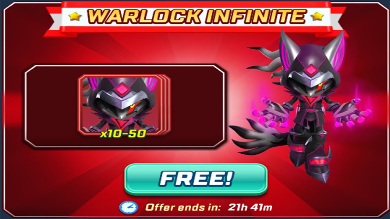 Sonic Forces Speed Battle - Warlock Infinite Free Cards Challenger ...