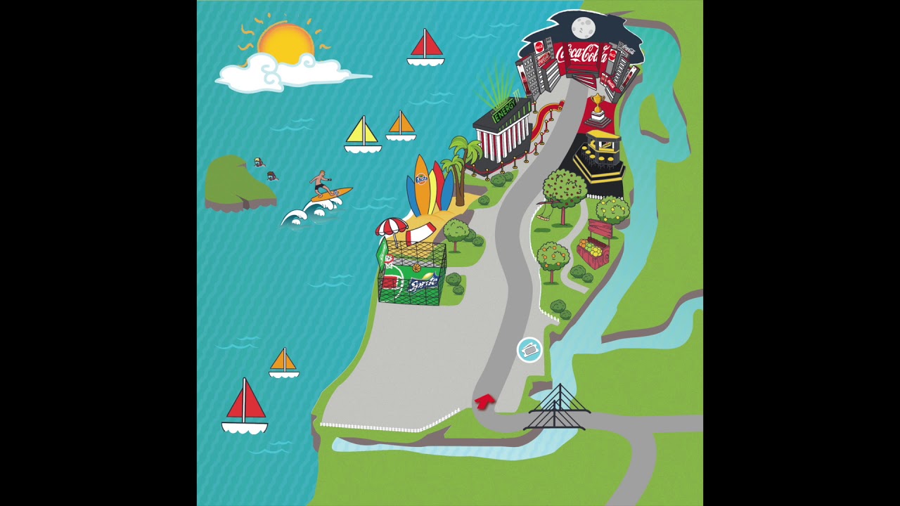 Coca Cola City Map - YouTube
