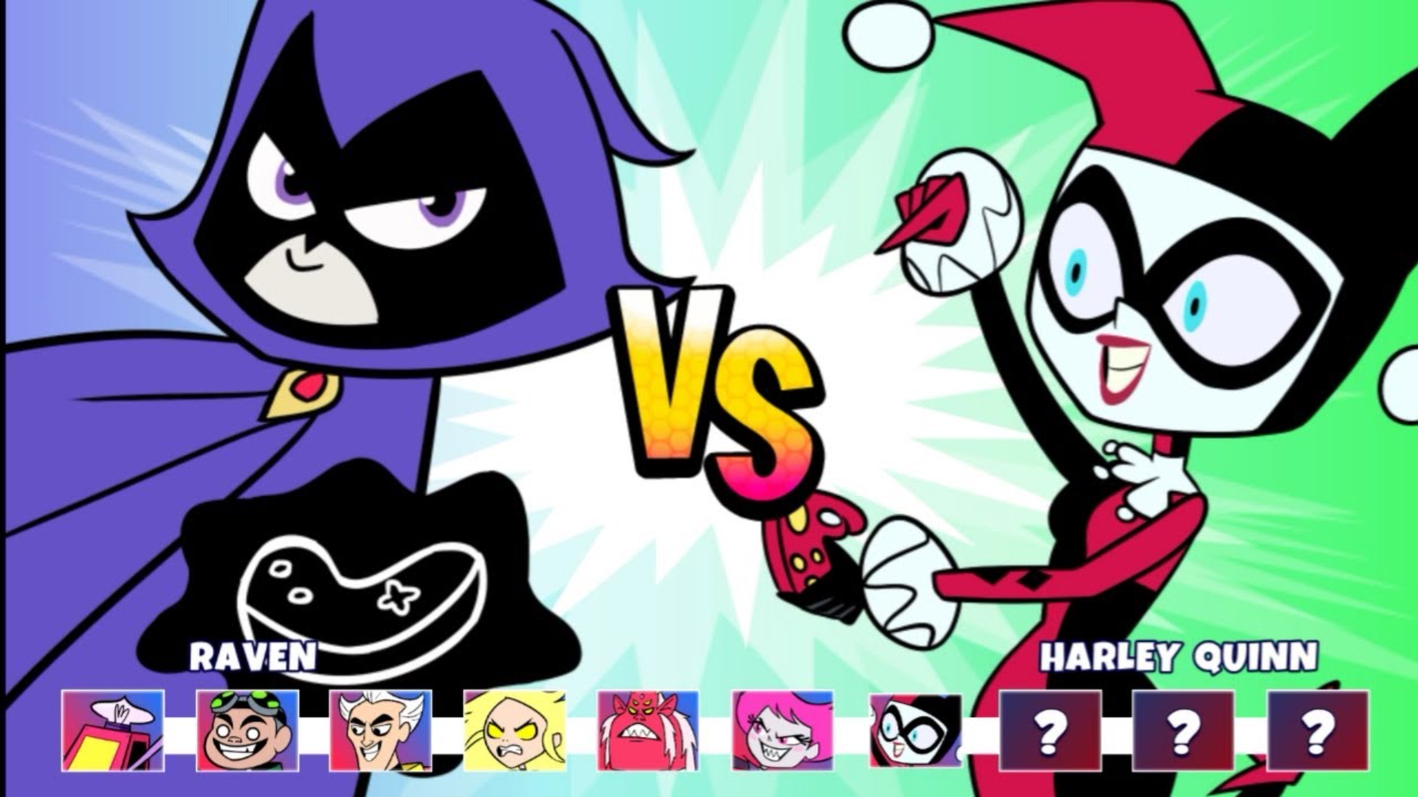 Jump Jousts 2 : Raven VS Harley Quinn - Teen Titans Go (CN Games ...