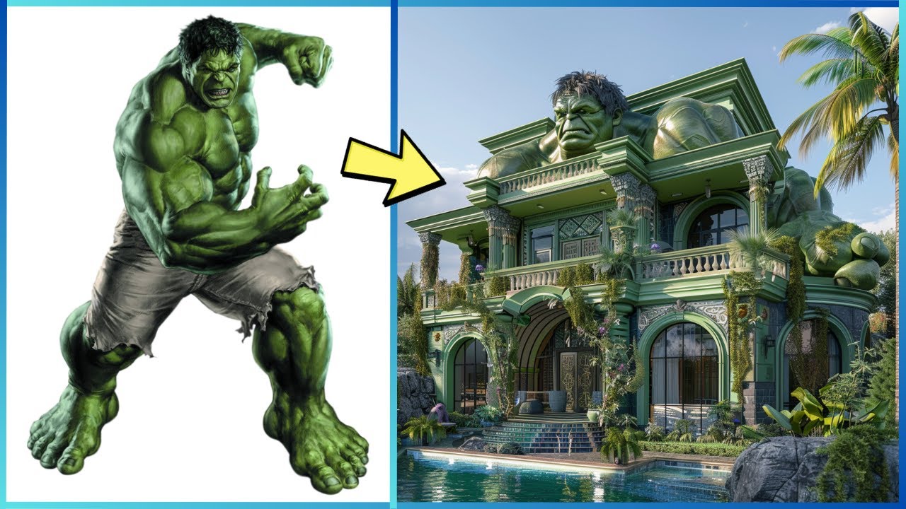 AVENGERS AS LUXURY HOME VENGERS 🔥 ALL CHARACTERS ( MARVEL & DC ) 2024 - YouTube