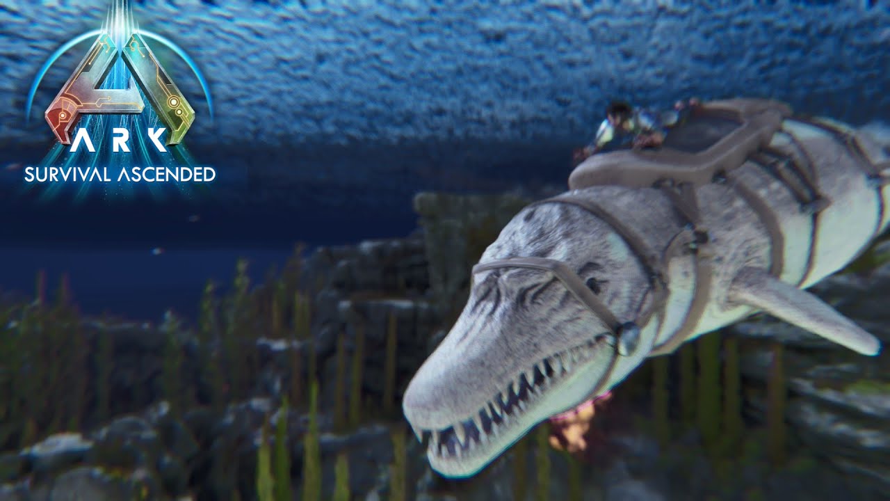 Exploring The Island's Underwater Caves | ARK Survival Ascended [9 ...