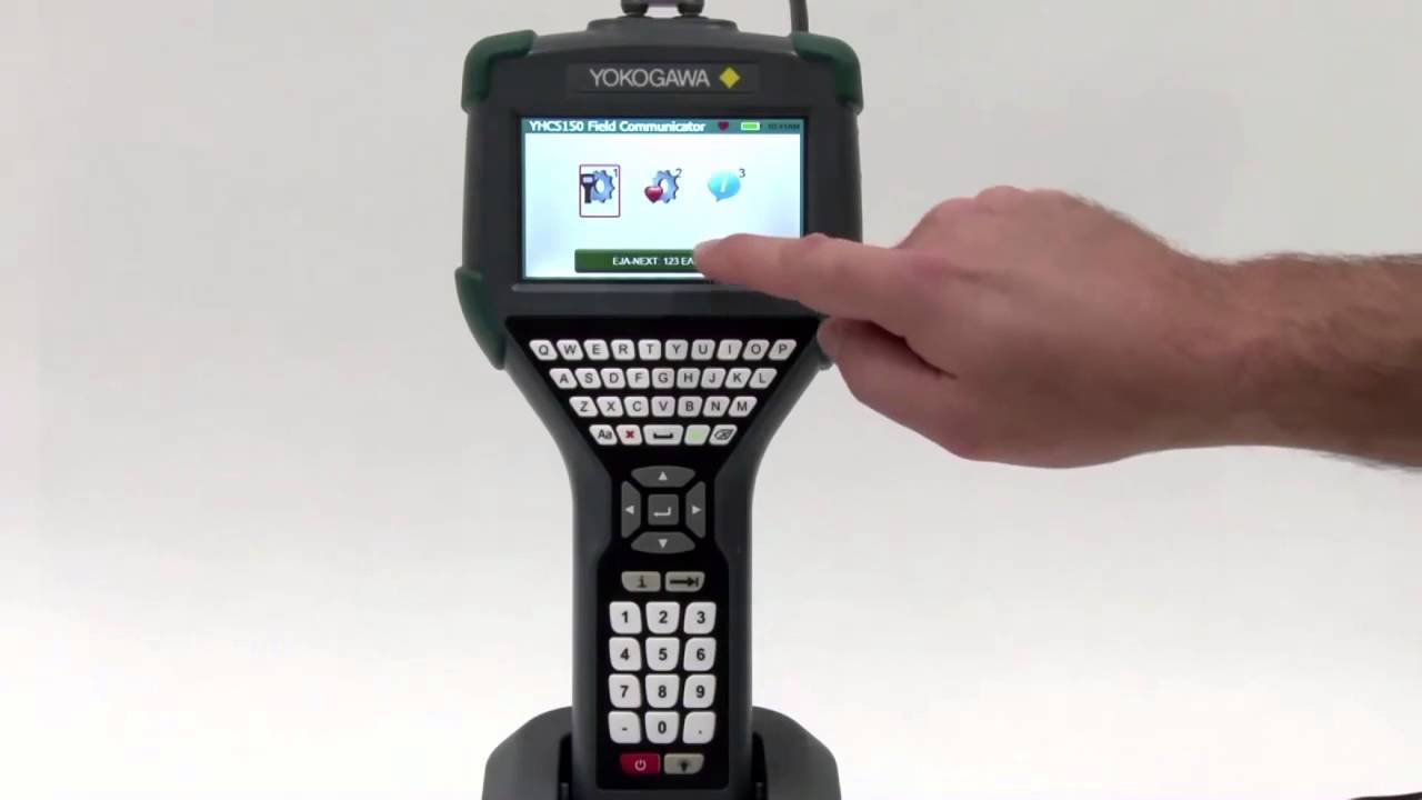 Yokogawa YHC5150X Fieldmate Handheld Communicator - YouTube
