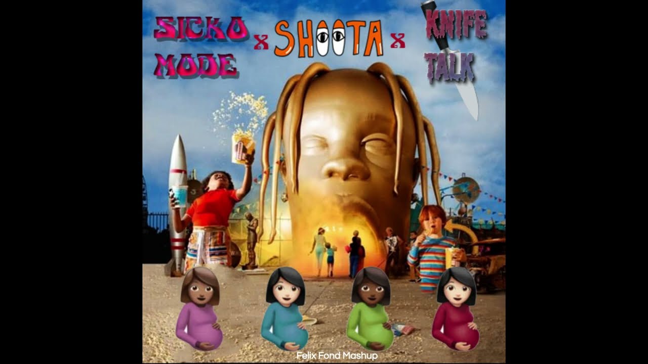 Travis Scott vs. RemK vs. Drake feat. 21 Savage & Project Pat - Sicko Mode Vs. Shoota Vs. Knife ...