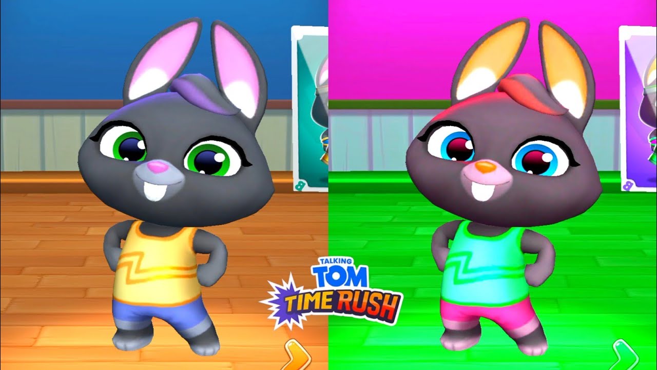 Talking Tom Gold Run 2 - 2x Talking Becca Colors Reaction Android iOS ...
