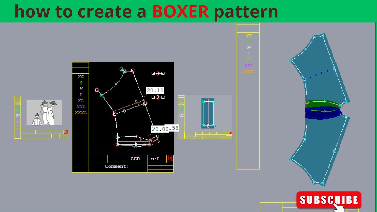 how to create a BOXER pattern - YouTube