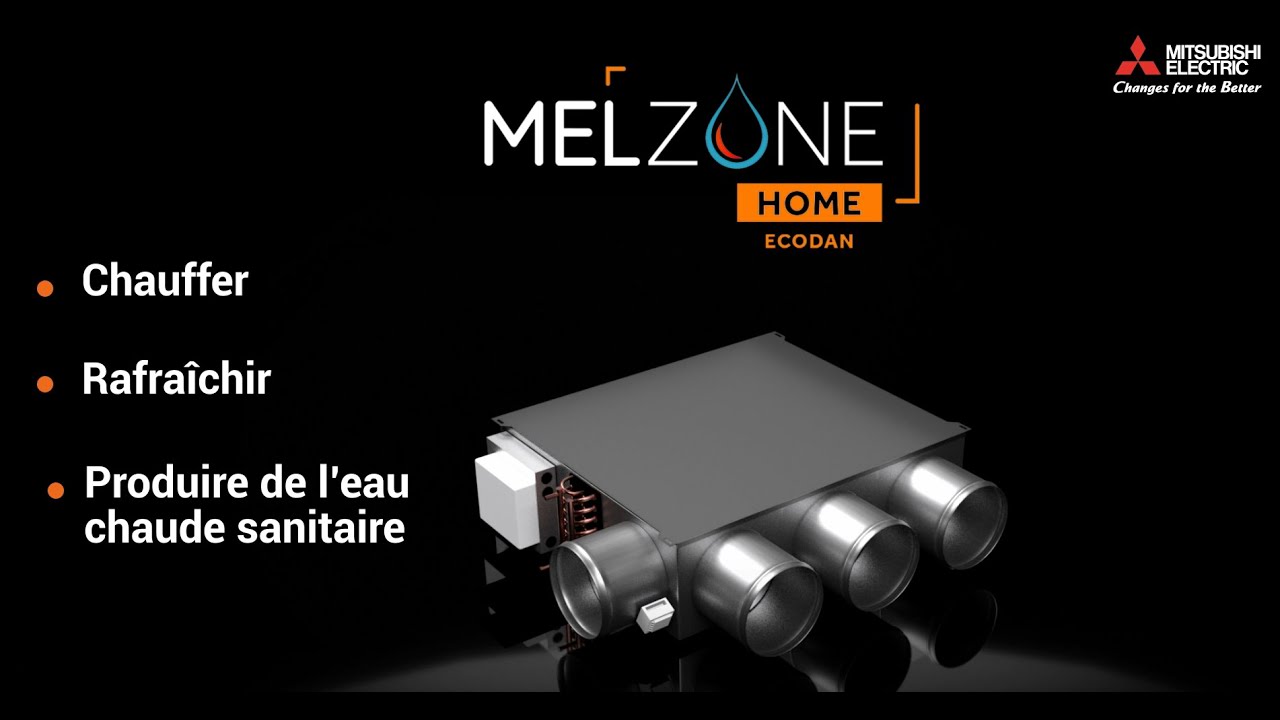 MELZONE HOME Ecodan : solution 3 en 1 pour chauffer, rafraîchir et ...