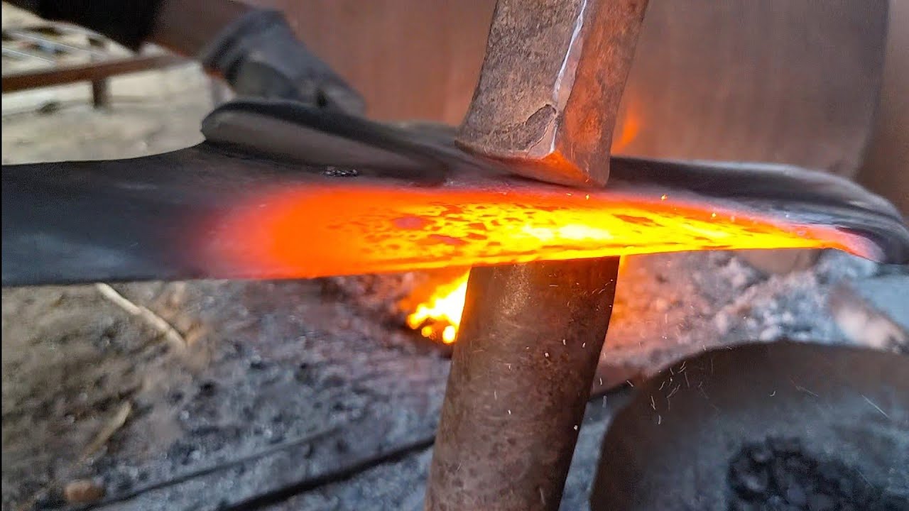 How to make a motor fan for heating iron in a furnace ~ full process of ...