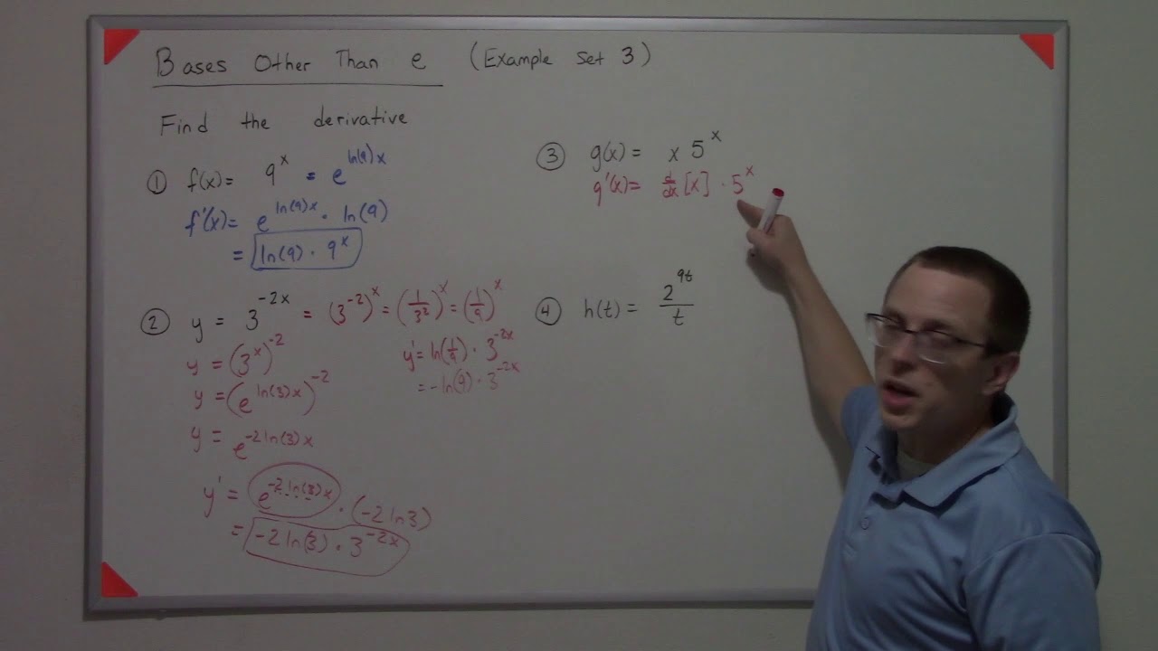 05.05.04 - Bases Other Than e (Example Set 3) - YouTube
