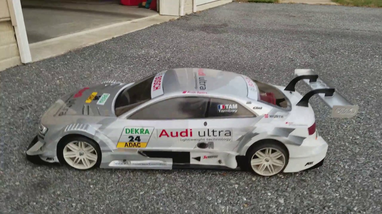 Losi 5ive T and fg Audi 530 rippin - YouTube