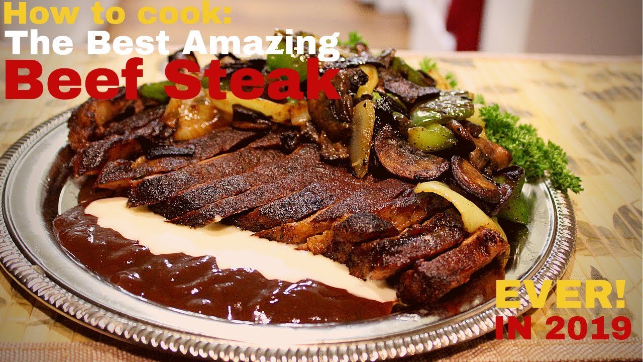 AMAZING BEEF STEAK |How to Make The Best Beef Steak Ever YOUTUBE RECIPE ...