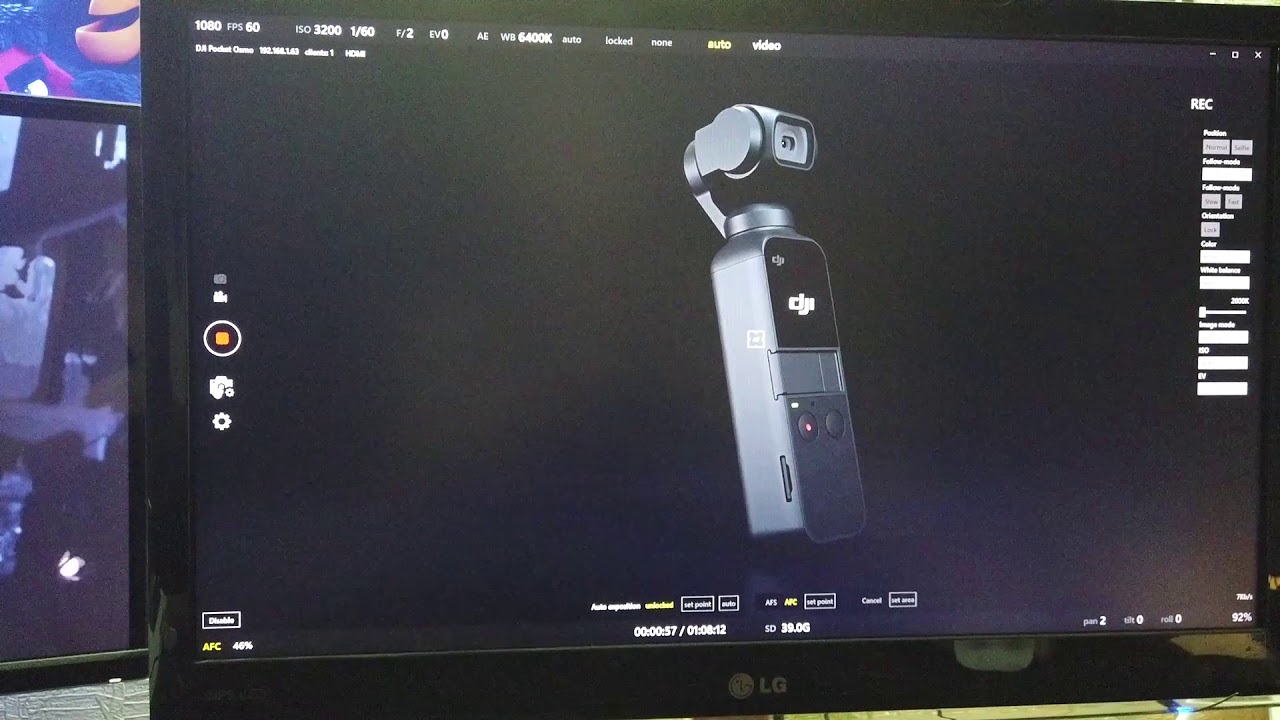 Cosmostreamer for DJI Pocket Osmo final tests - YouTube