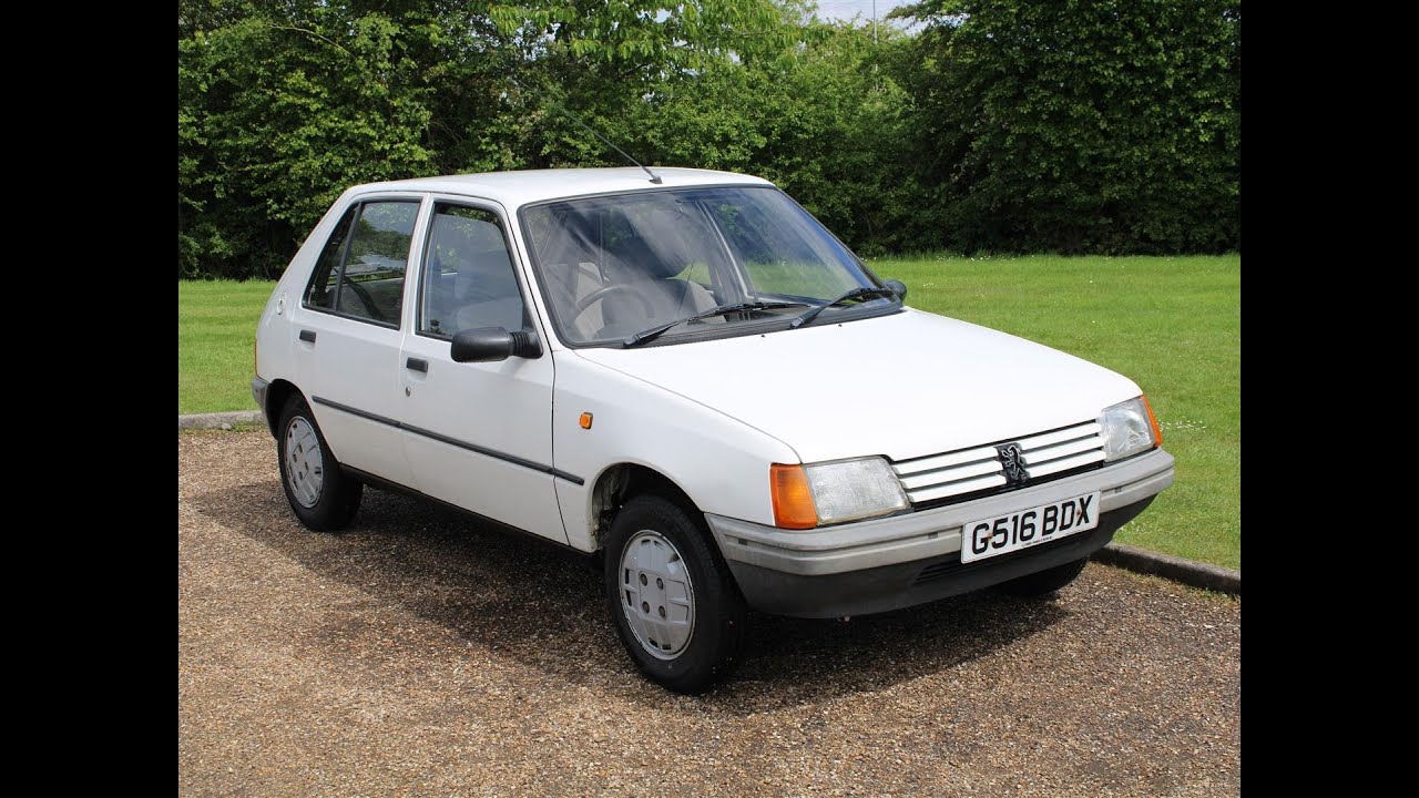1990 Peugeot 205 1.1 GL - YouTube