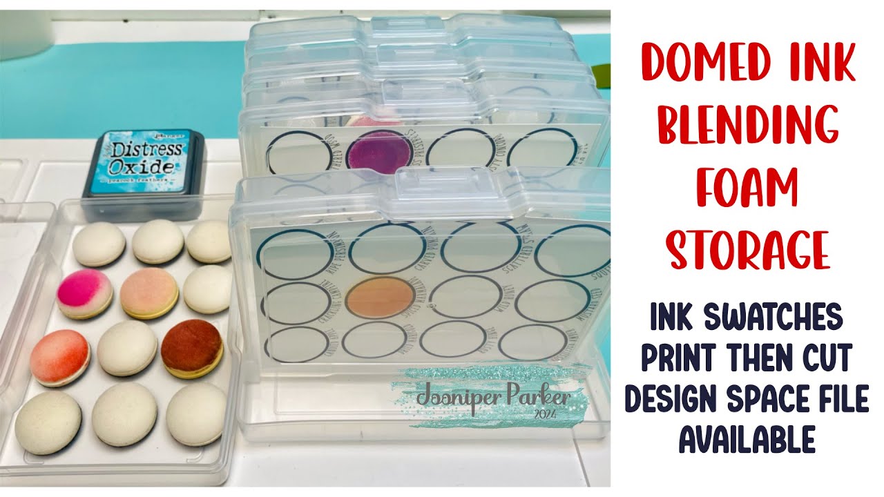 Distress Ink Blending Foam Easy Storage and Swatches Craft Room ...