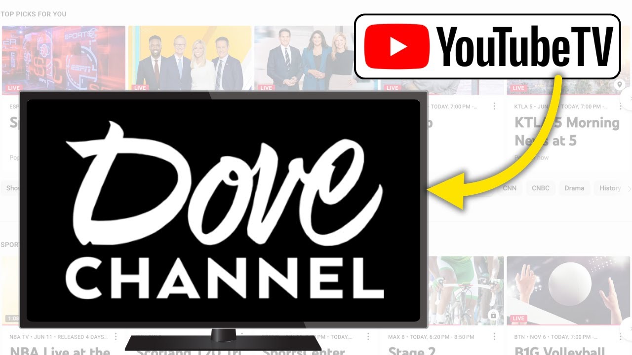 How to Add & Watch Dove Network on YouTube TV | Stream Dove Channel ...