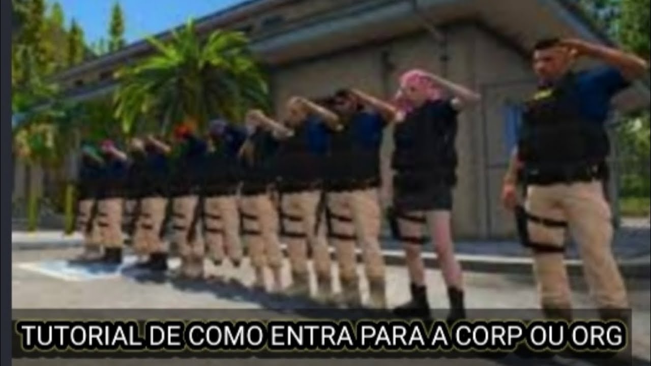 TUTORIAL DE COM VIRAR POLICIAL OU BANDIDO JA DEIXA O LIKE SE GOSTOU E COMPARTILHA E SE ESCREVE ...