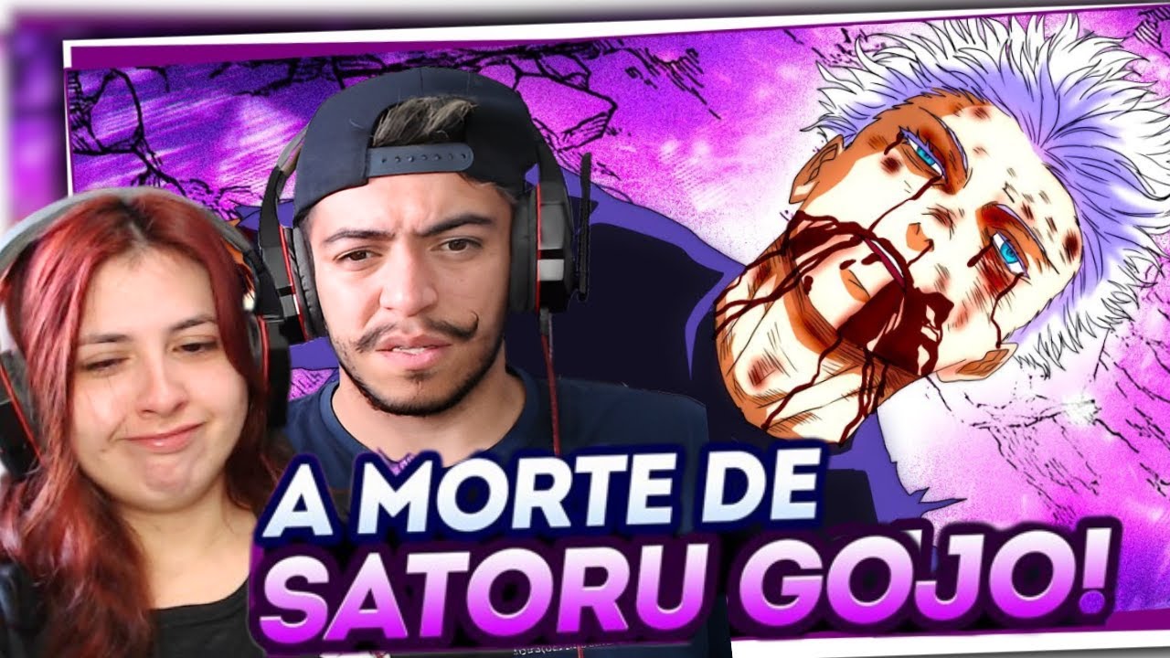 REACT ADEUS! SATORU GOJO MORRE CORTADO AO MEIO POR SUKUNA! A MORTE DO ...