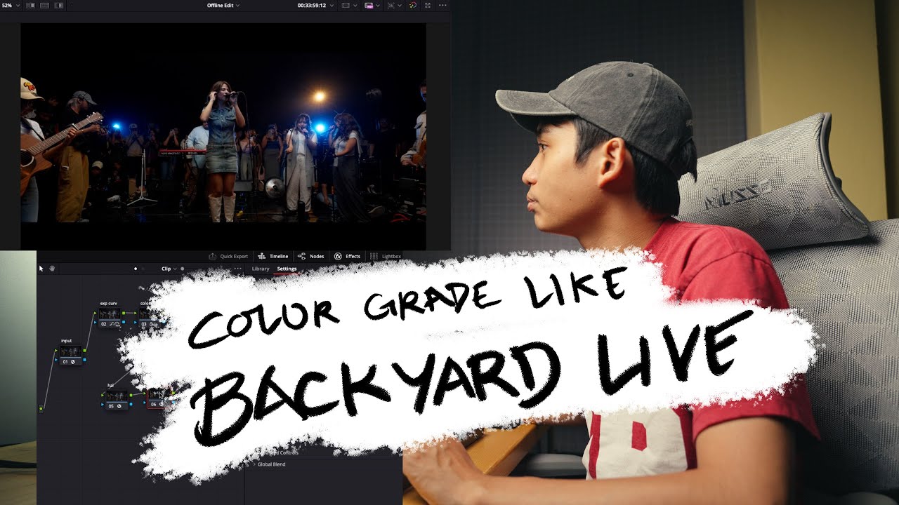 How to color grade like Backyard Live - YouTube