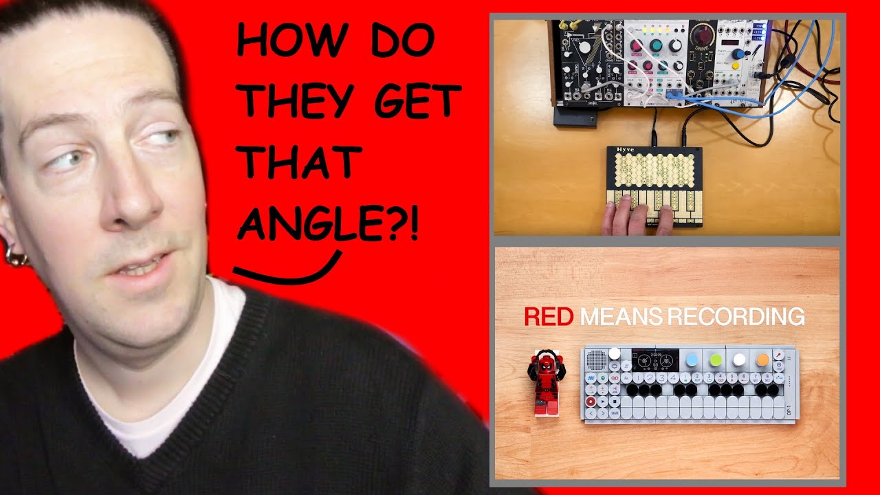 How do they make those SWEET SYNTH VIDS? EASY! $27 Overhead Rig! - YouTube