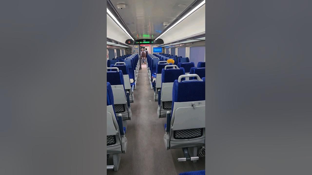 Vande Bharat Express interior | Vande Bharat train inside view | #vandebharatexpress - YouTube