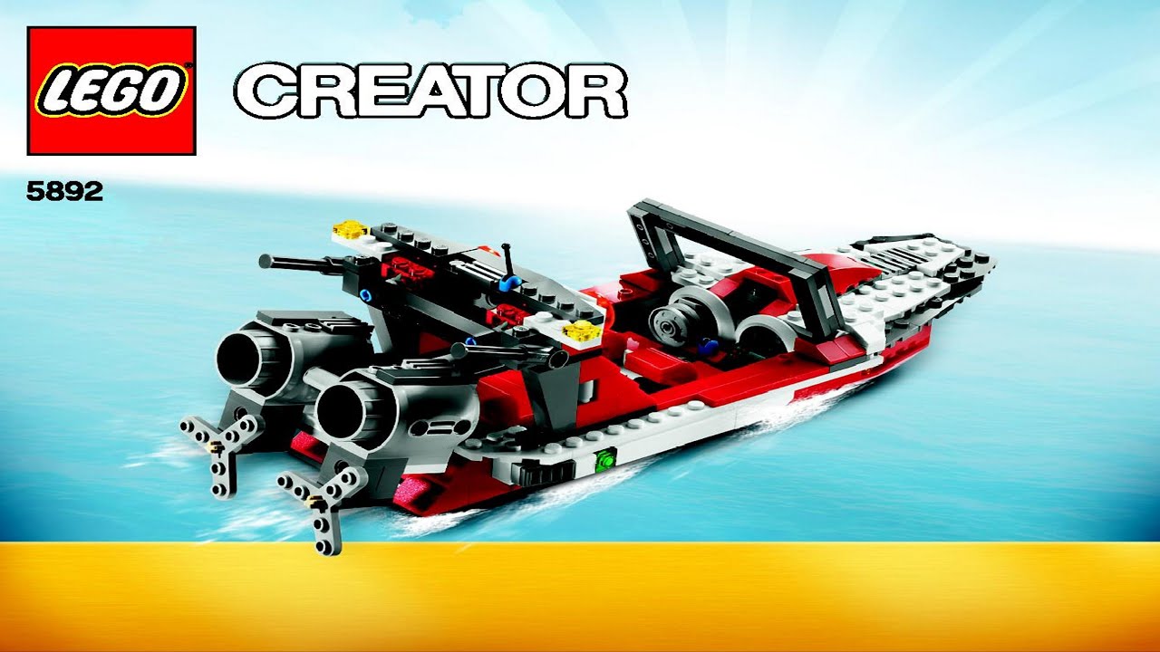 LEGO instructions - Creator - 5892 - Sonic Boom (Book 3) - YouTube