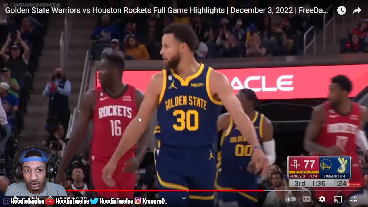 THE WARRIORS ARE UNSTOPPABLE!! | Golden State Warriors vs Houston ...