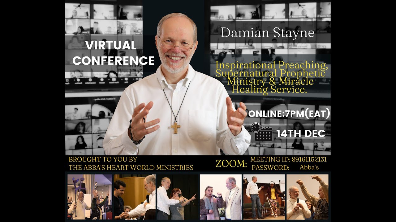 Healing Service|Damian Stayne UK|Host|Abba's Heart World Ministries ...