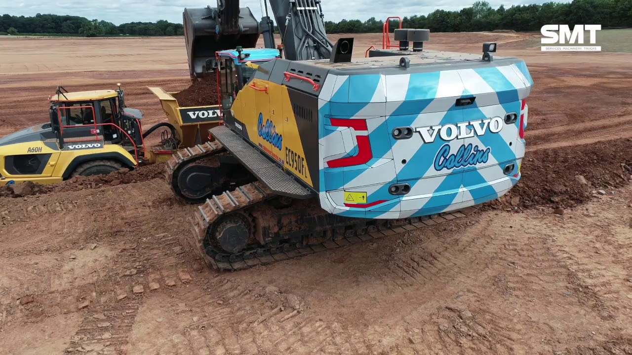 Collins Earthworks takes delivery of UK’s first Volvo EC950F excavator ...