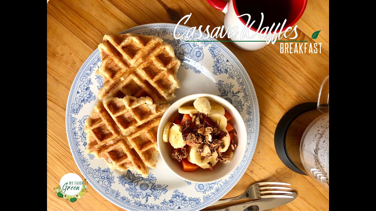 CASSAVA WAFFLES / WAFFLES DE YUCA (MANDIOCA) - YouTube