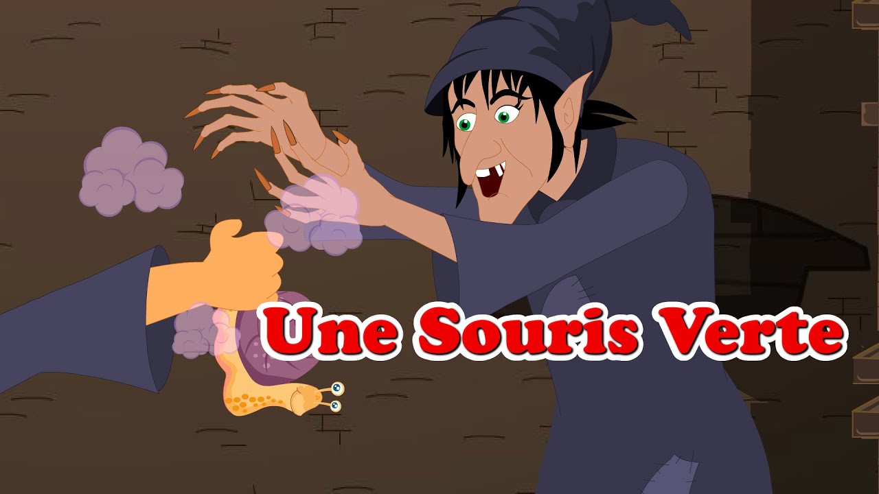 Une Souris Verte | Comptines françaises | French nursery rhymes - YouTube