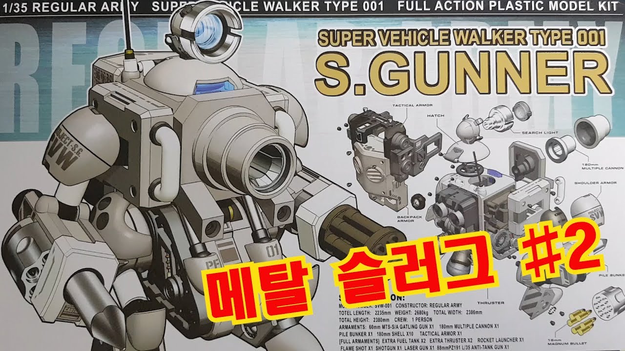 1/35 Metal Slug_ S.GUNNER #2 - YouTube