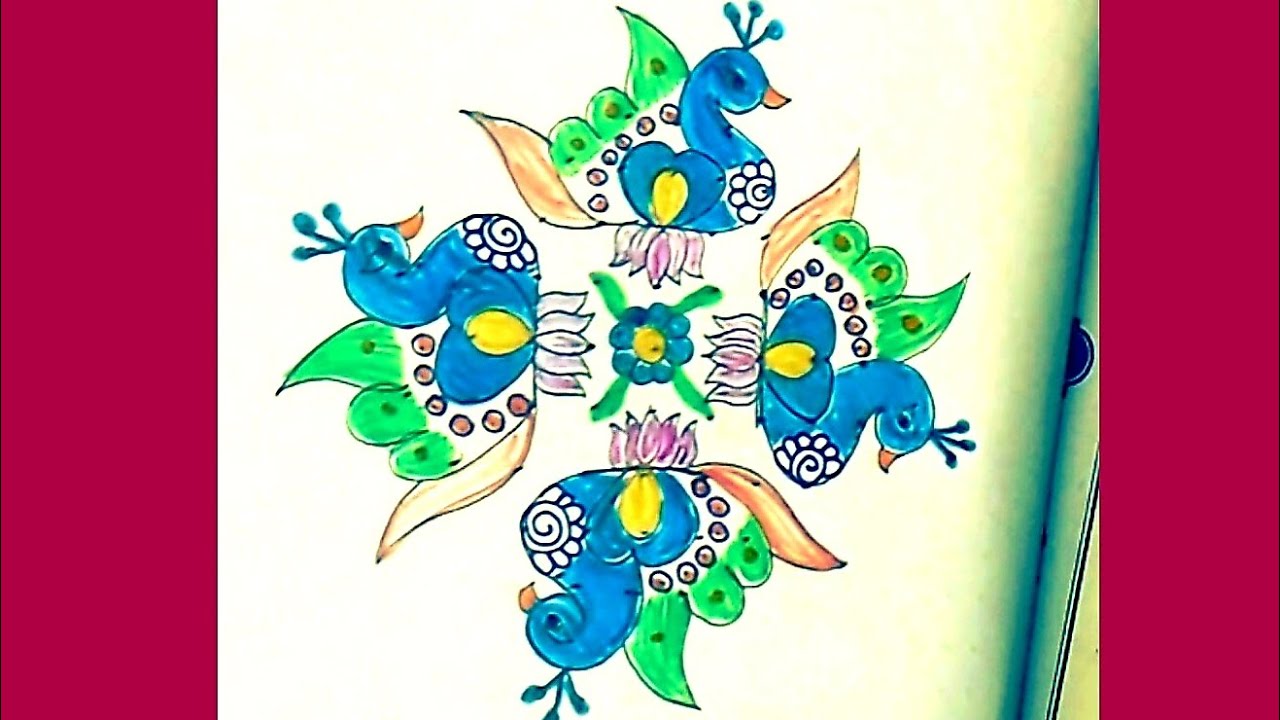 😍#sankranthi RONGOLI MUGGULU #9*3*3 CHUKKALA MUGGULU #rangoli MUGGULU # ...