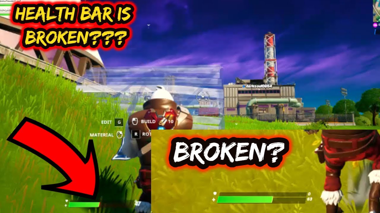 Health Bar Is Broken?(Fortnite Season 5 Broken) Fortnite Glitches 2021 ...