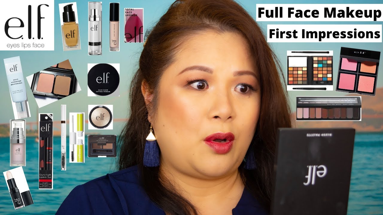 WOW Full Face Makeup Using Elf Makeup | First Impressions & Review ...