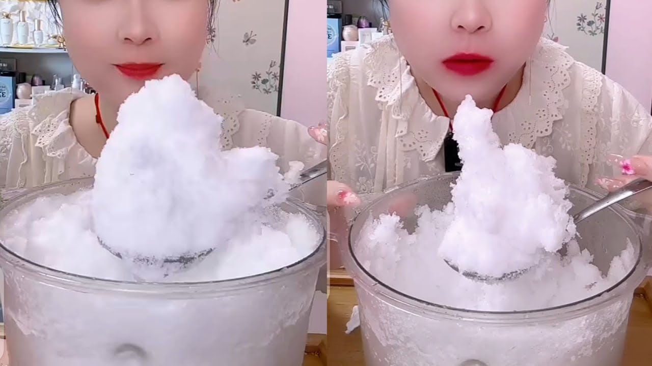 SHAVEDICE POWDERY SOFT FLUFFY ICE ⚪ SPOONFUL OF SQUEAKY SOFT ICE 💠ICE ...