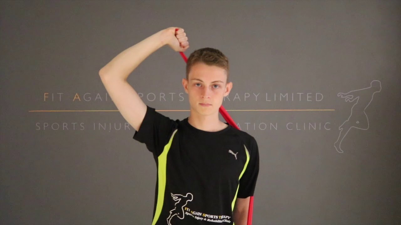 Eccentric Elbow Extension - YouTube