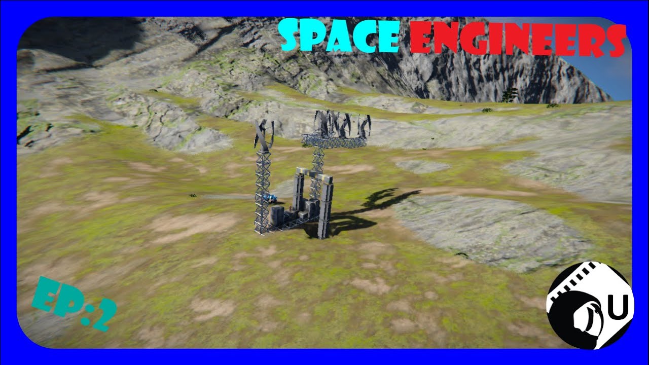 Space Engineers Ep 2 (Mining rig and power) - YouTube