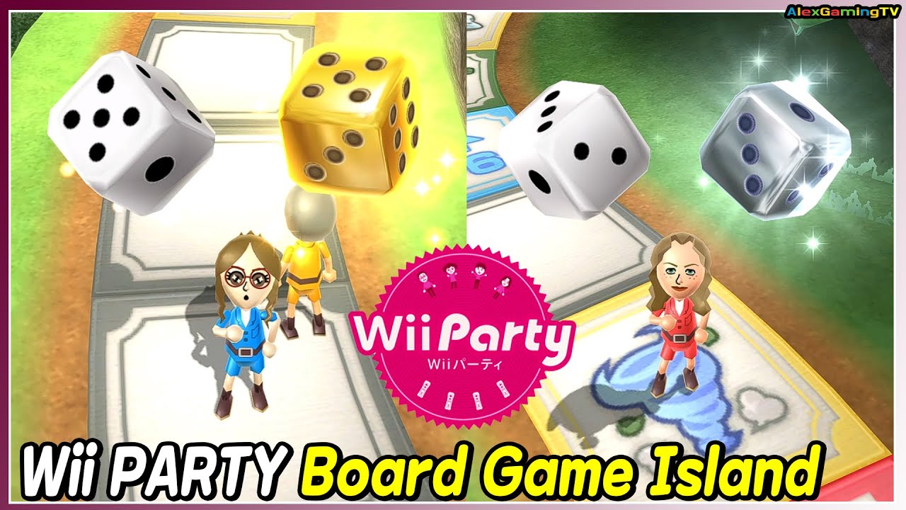 Wii Party - Board Game Island (Advanced com) JIHEY vs Kathrin vs Gavriele vs Takashi ...