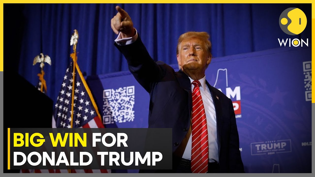 US Elections 2024: Donald Trump wins Republican primary in New ...
