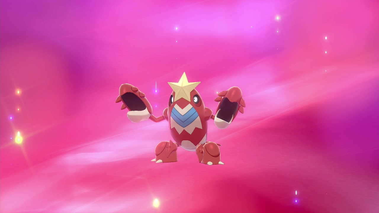 pokemon shield evolving corphish - YouTube