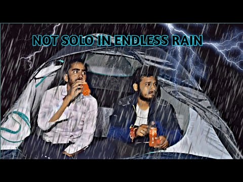 CAMPING IN NON - STOP RAIN • TRAPPED IN HEAVY RAIN ‼️ @Borathecamper ...