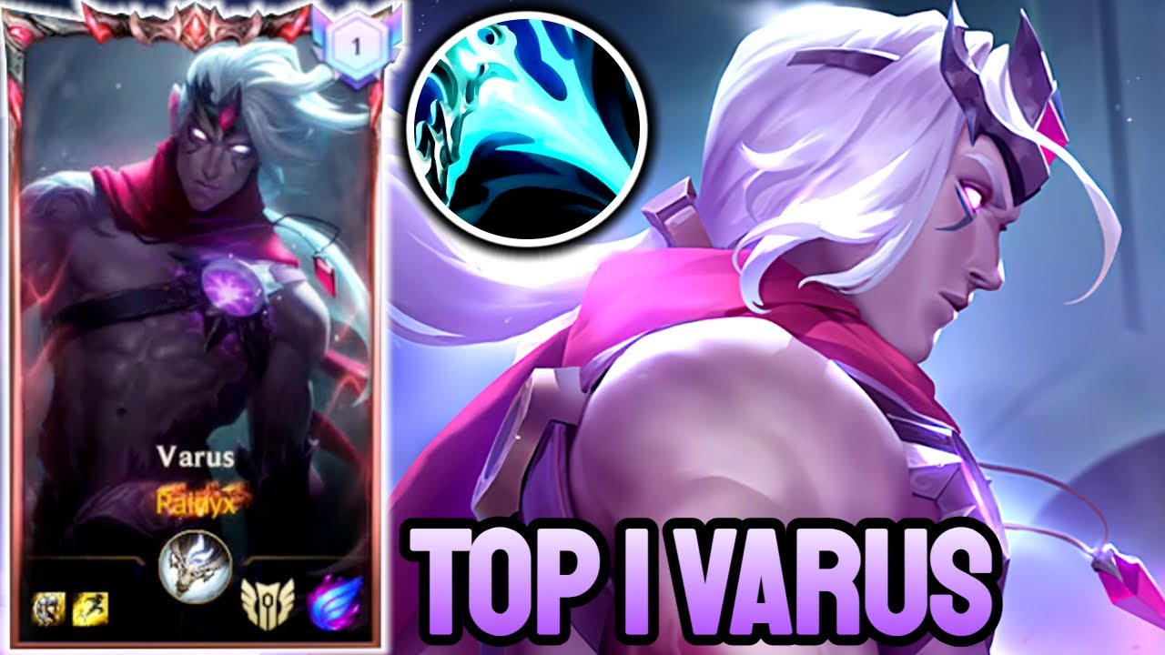 WILD RIFT VARUS - TOP 1 VARUS GAMEPLAY - GRANDMASTER RANKED - YouTube