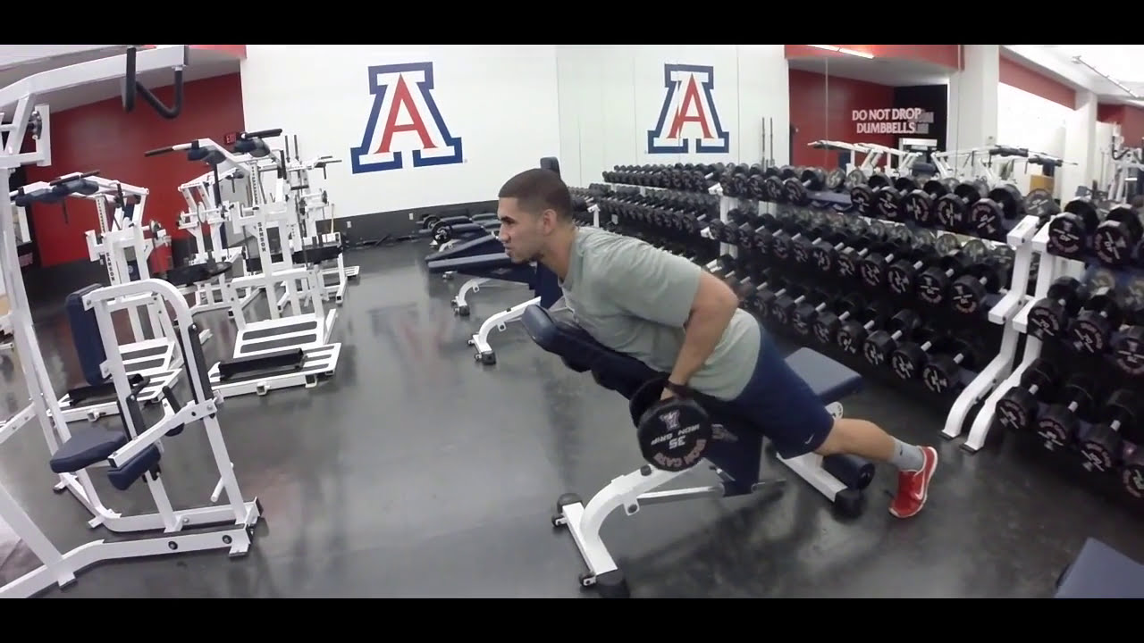 Prone Swimmers Row Exercise Demonstration - YouTube